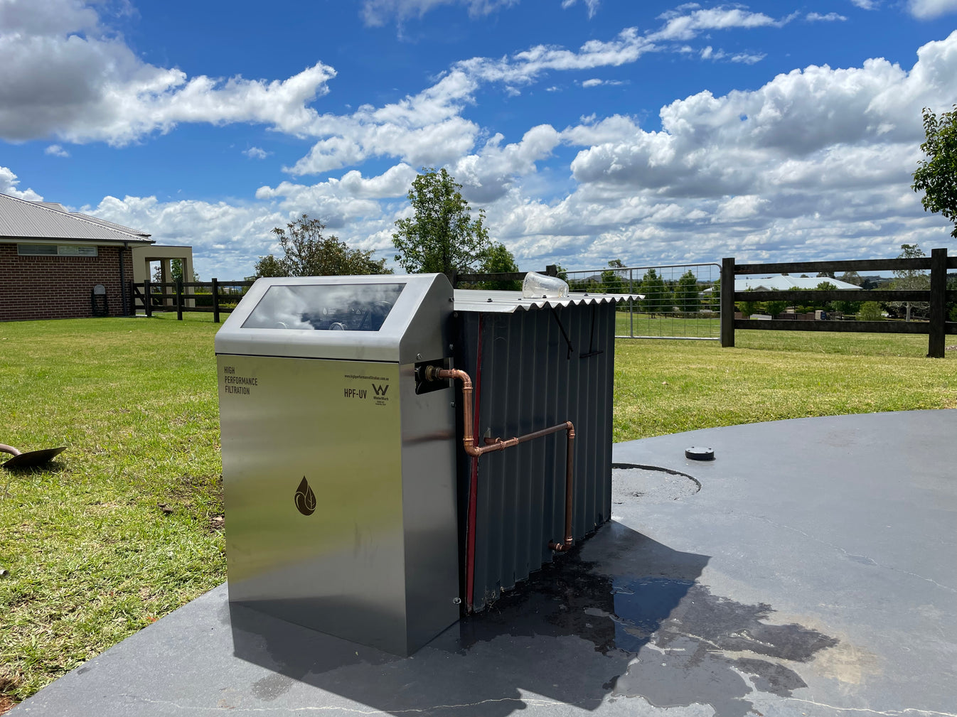 Stainless Steel Whole House Rainwater UV Water Filtration System with ...